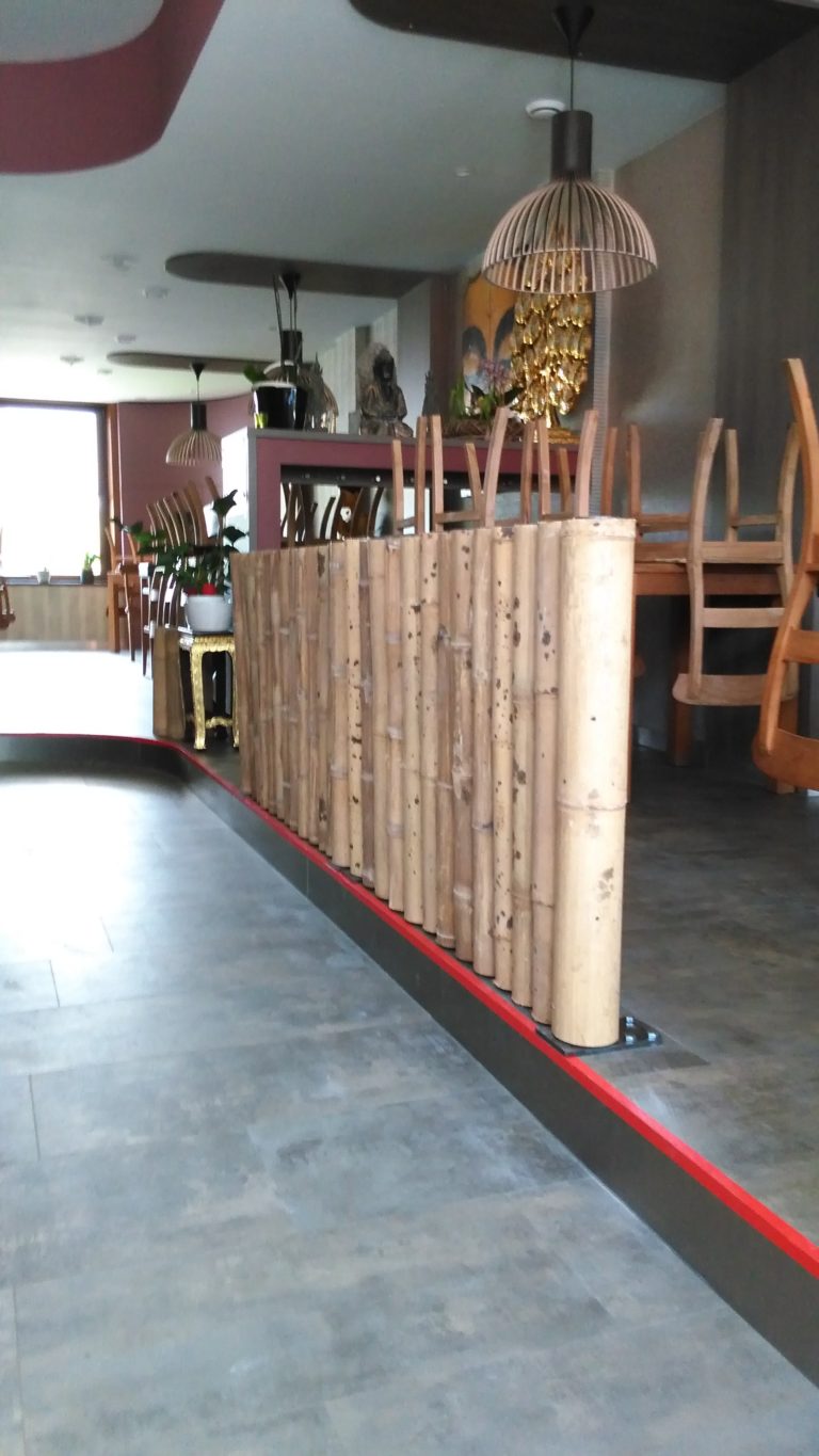 Bamboo partitioning: design separation for your interior